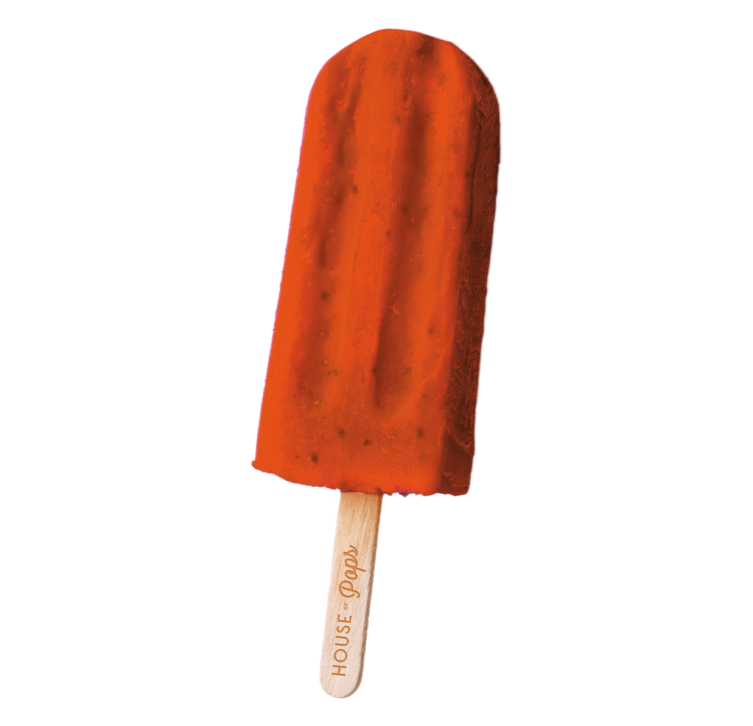 Real Fruit Strawberry Ice Cream Pops | House of Pops